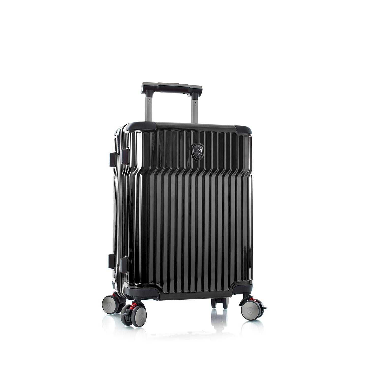 Heys Tekno Black 21 Inch Carry On Luggage | Tech Traveler Luggage ...