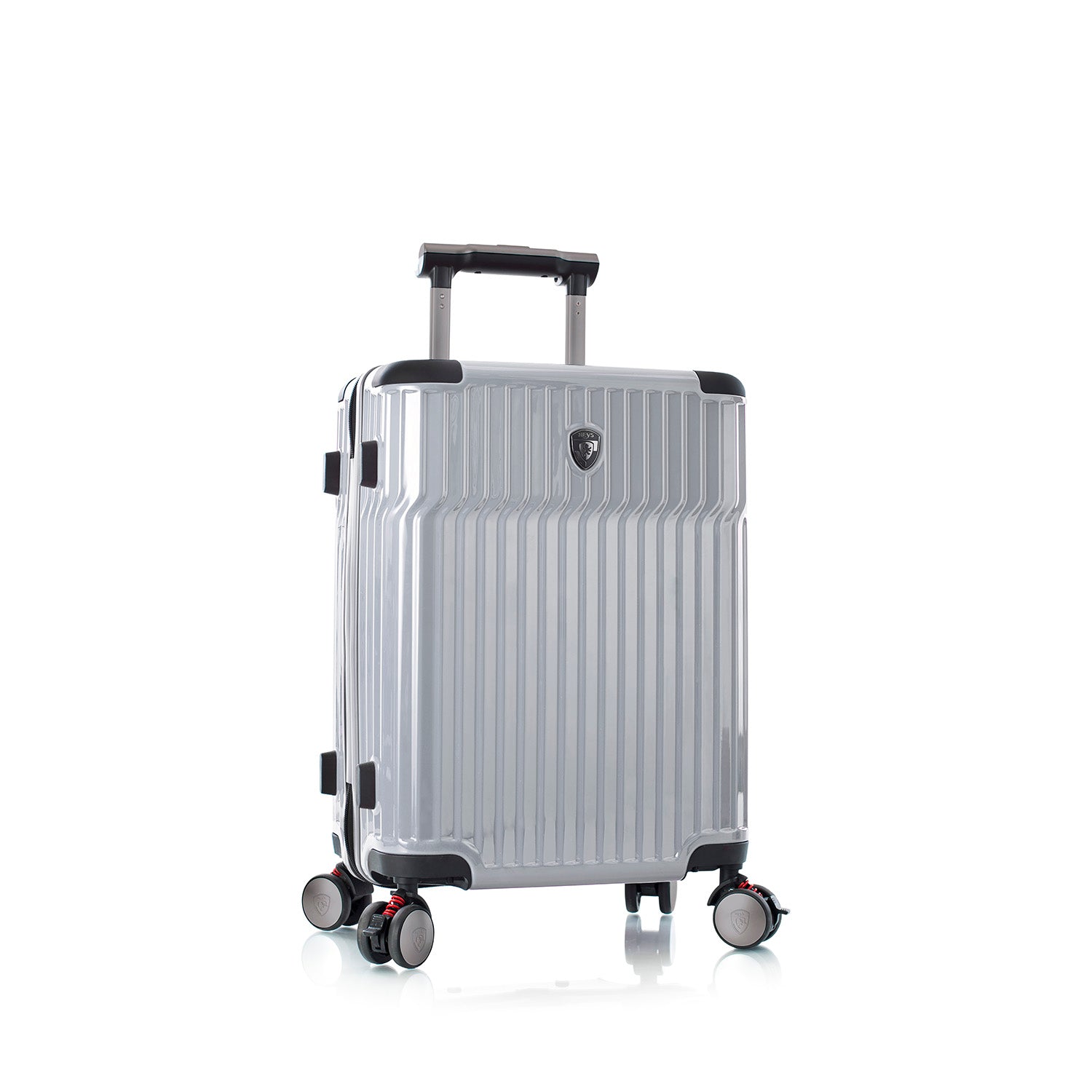 Heys Tekno Silver 21 Inch Carry On Luggage | Tech Traveler Luggage ...